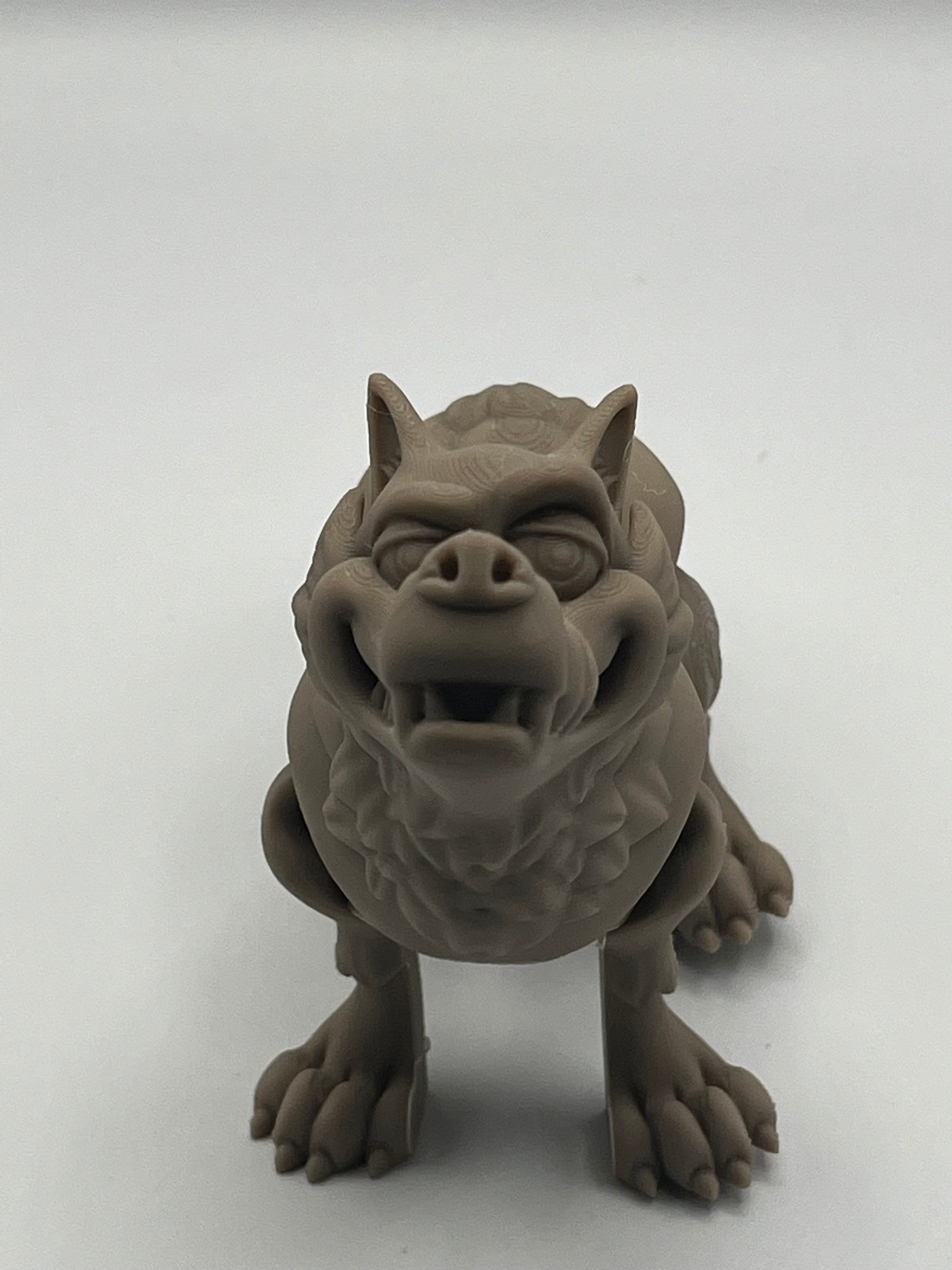 Flexi Wolf / Articulating Wolf With Tongue Out / Flexi Factory - Etsy ...