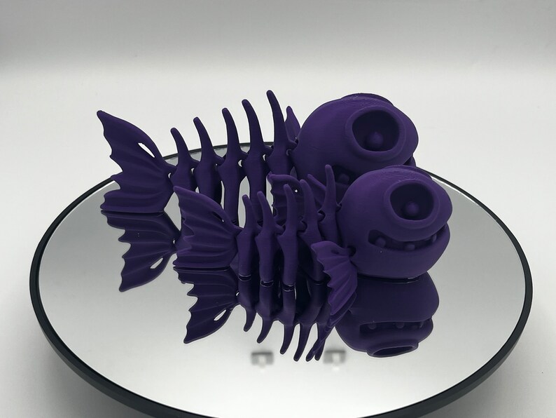 Flexi Angler Fish / Skeleton Angler Fish / 3D Printed Angler Fish ...