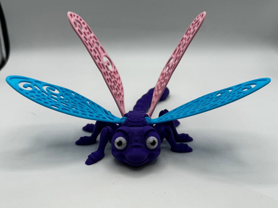 Flexi Dragonfly / Articulated Dragonfly / Flexi Bug / 3D Printed ...