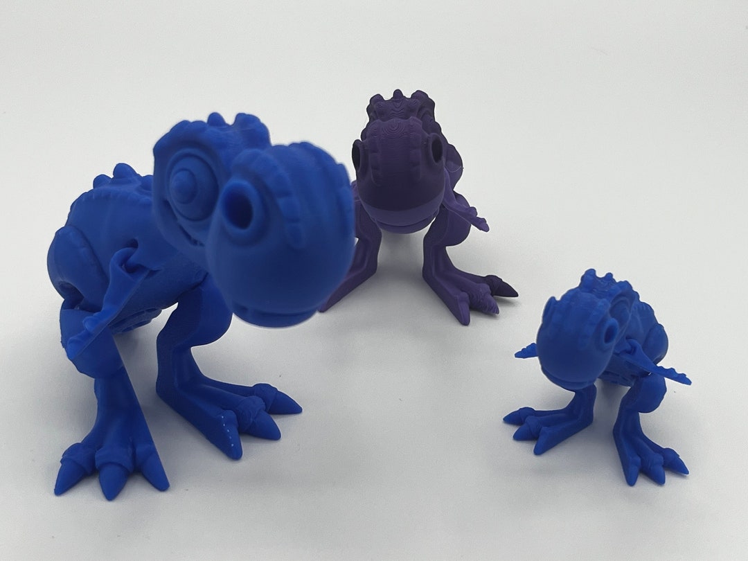 Flexi T-rex / Flexi Trex / Desk Dino / Articulating Dinosaur / Desk Art ...