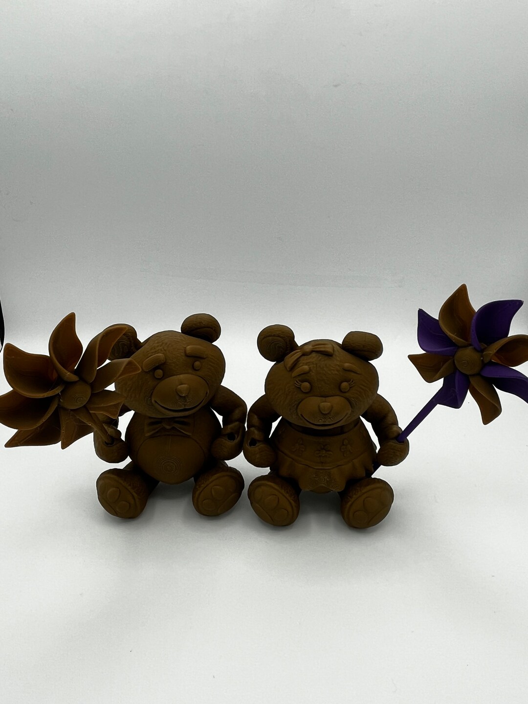 Flexi Teddy With Pinwheel / Articulating 3D Printed Teddy Bear / Mr ...
