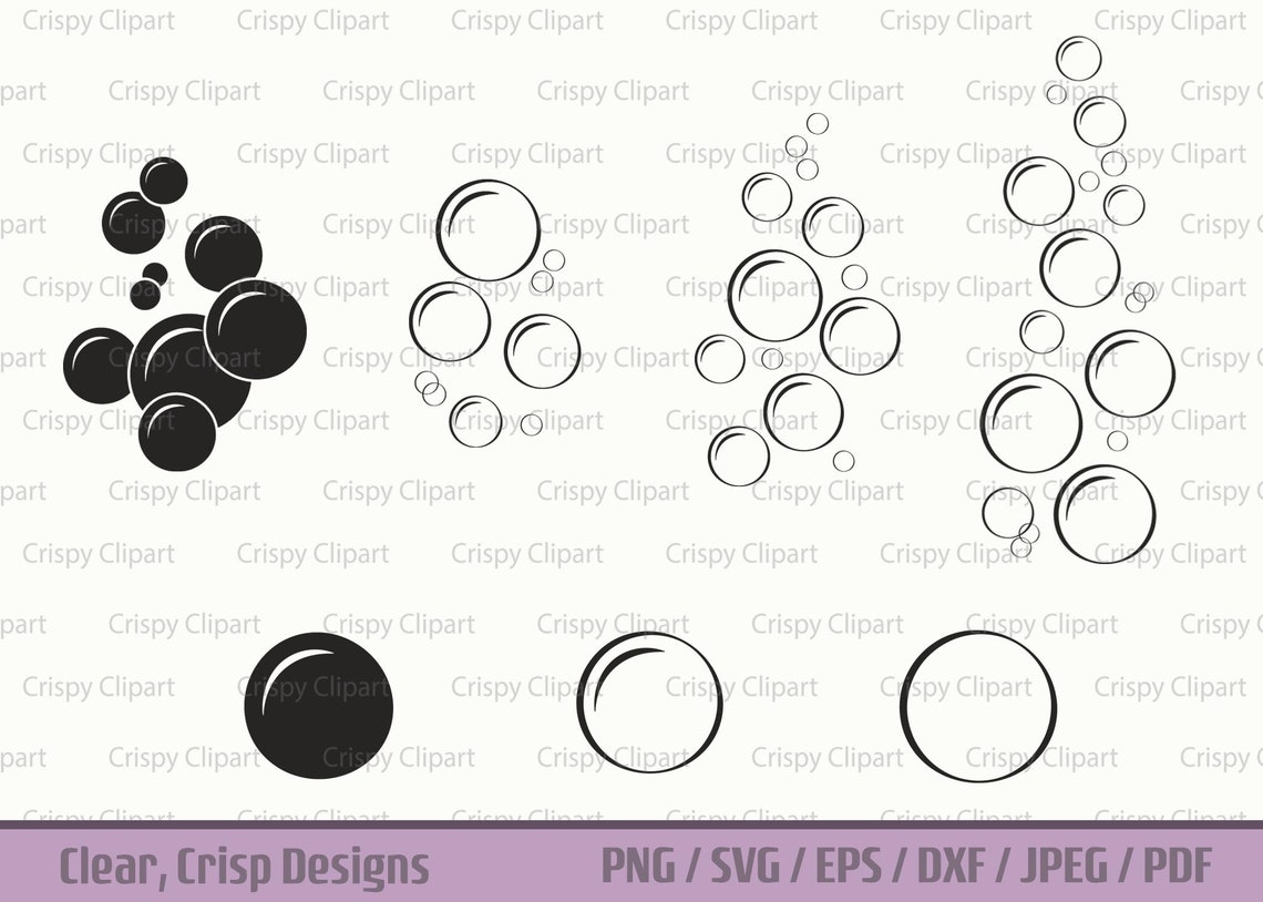 Bubbles SVG Bundle Bubbles Clipart Ocean Bubbles Cut File - Etsy Canada
