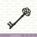 Ornate Skeleton Key SVG, Vintage Key Clipart, Decorative Key Vector Art ...