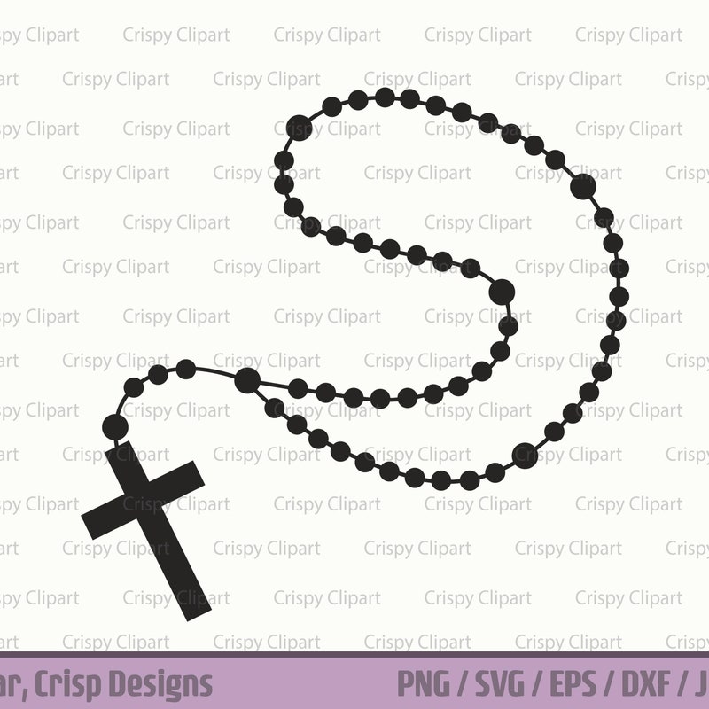 Chain With Cross Clip Art - Etsy
