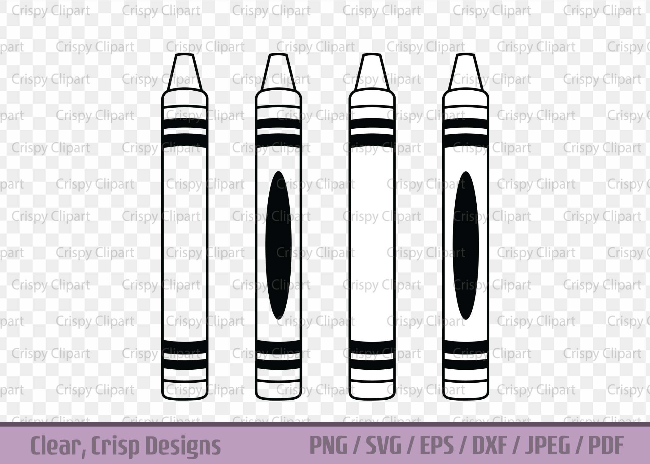 Crayon Wrapper SVG, Crayons Cut File, DIY Crayon Halloween Costume ...