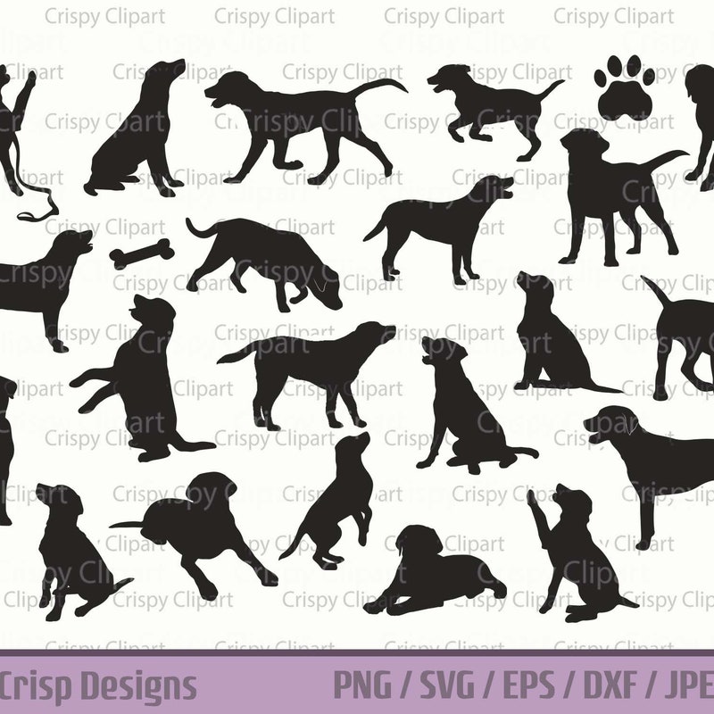 Sitting Black Lab Svg - Etsy