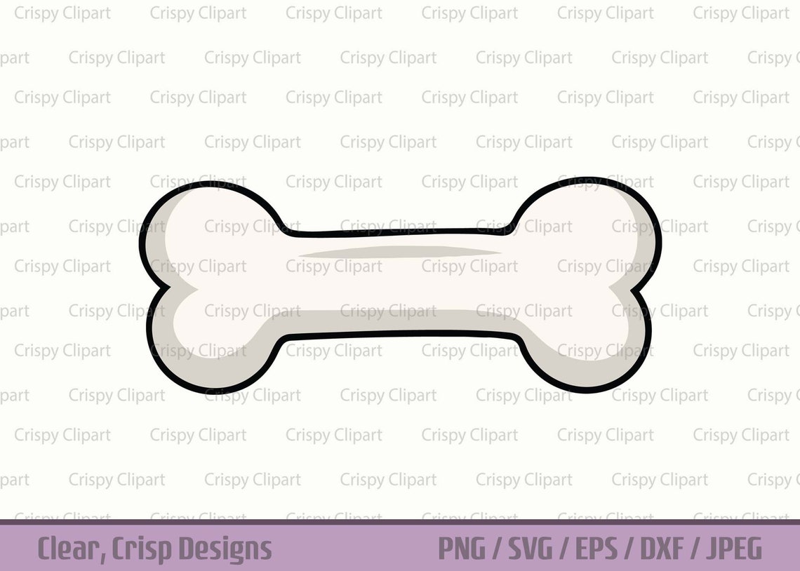 Dog Bone SVG Pet Chew Toy Clipart Bone Vector Art Graphic - Etsy Canada