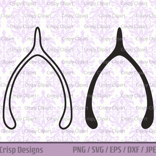 Wishbone Svg - Etsy