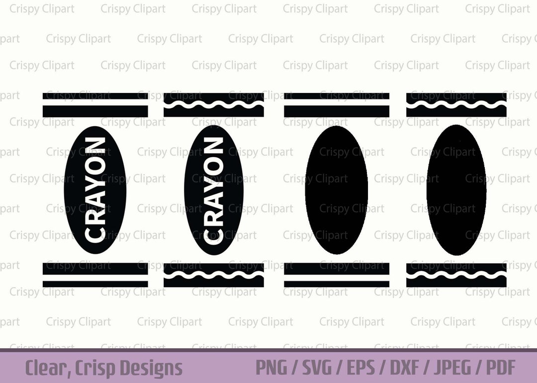 Crayon Wrapper SVG, Crayons Cut File, DIY Crayon Halloween Costume ...