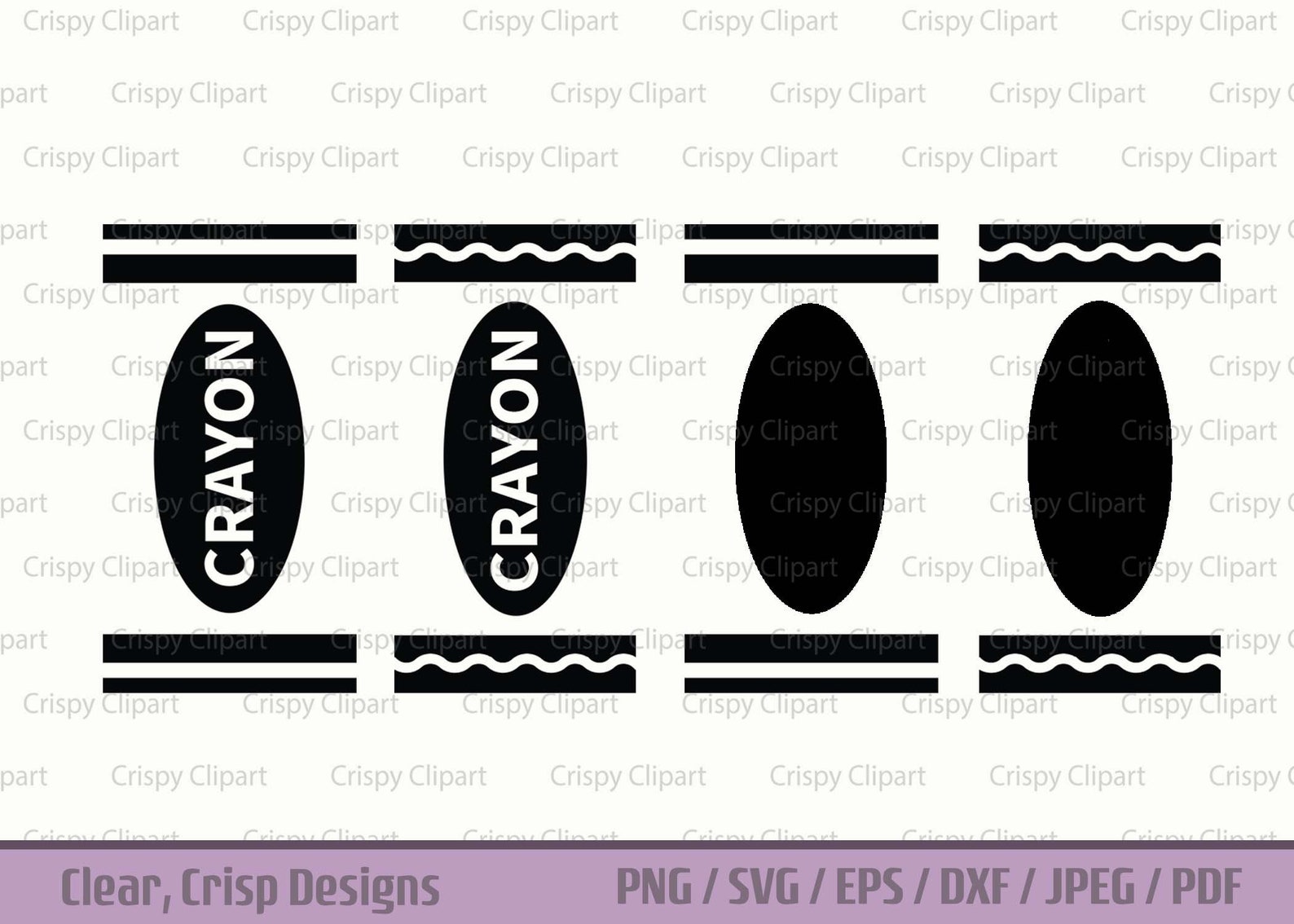 Crayon Wrapper SVG, Crayons Cut File, DIY Crayon Halloween Costume ...