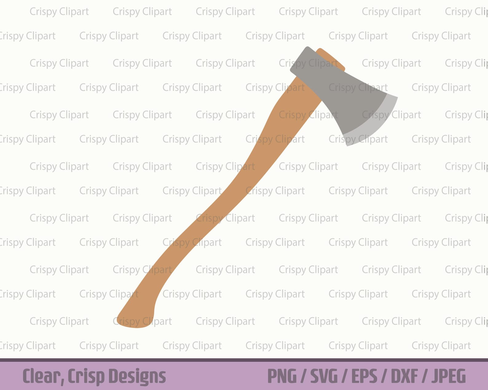 Axe Clipart Long Axe Vector Art Lumberjack Axe (Download Now) - Etsy