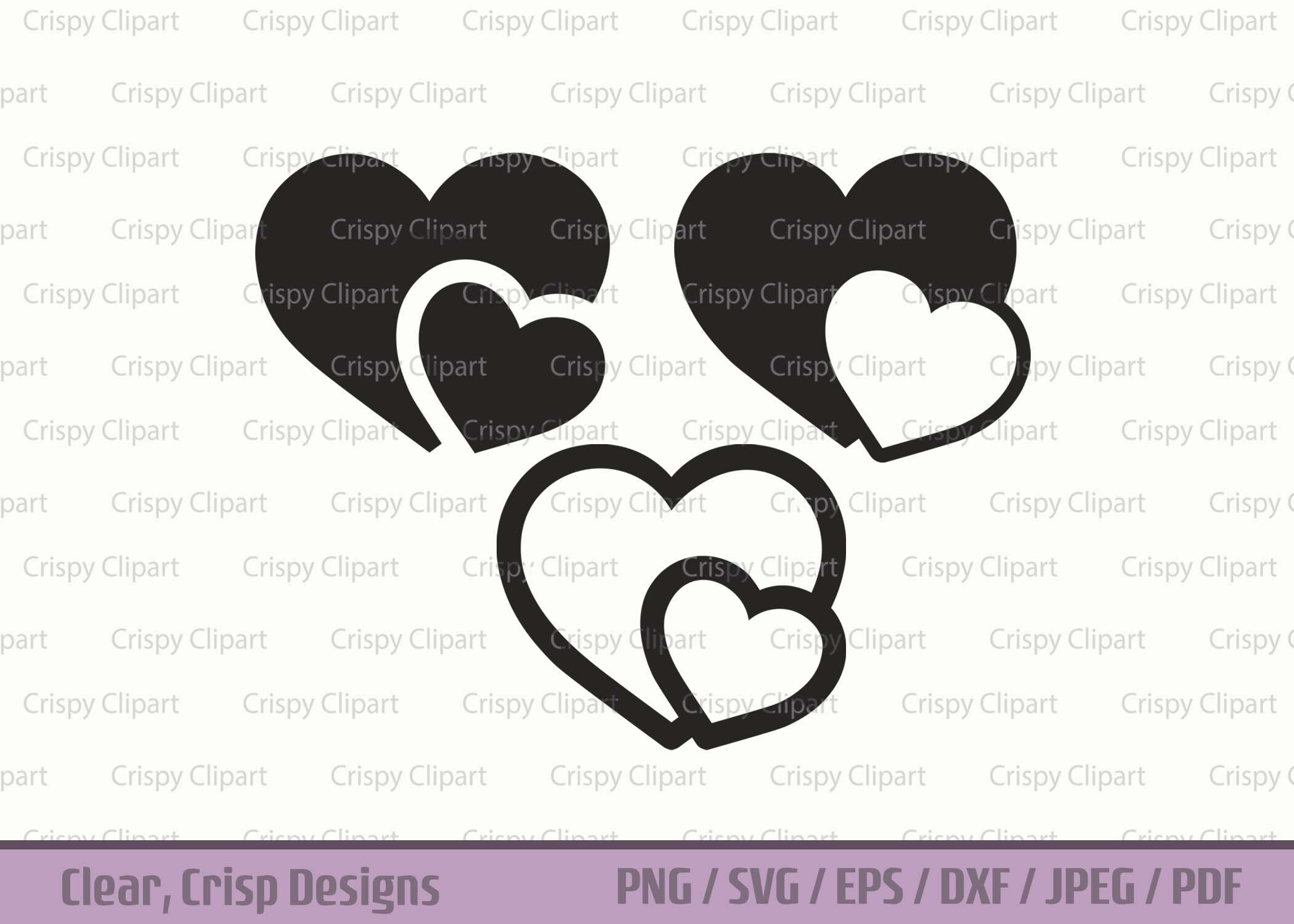 Heart Shaped Face Clipart