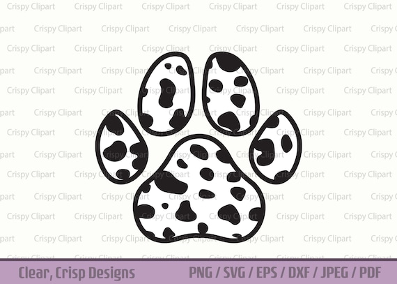 Snow Leopard Paw Print Outline