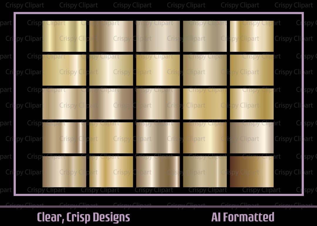 Champagne Gold Gradient Ai Formatted for Adobe Illustrator Light Gold ...