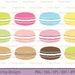 Macarons SVG French Macaron Clipart Dessert Cut File Cookies Vector Art ...