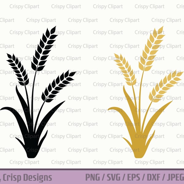 Wheat Svg - Etsy