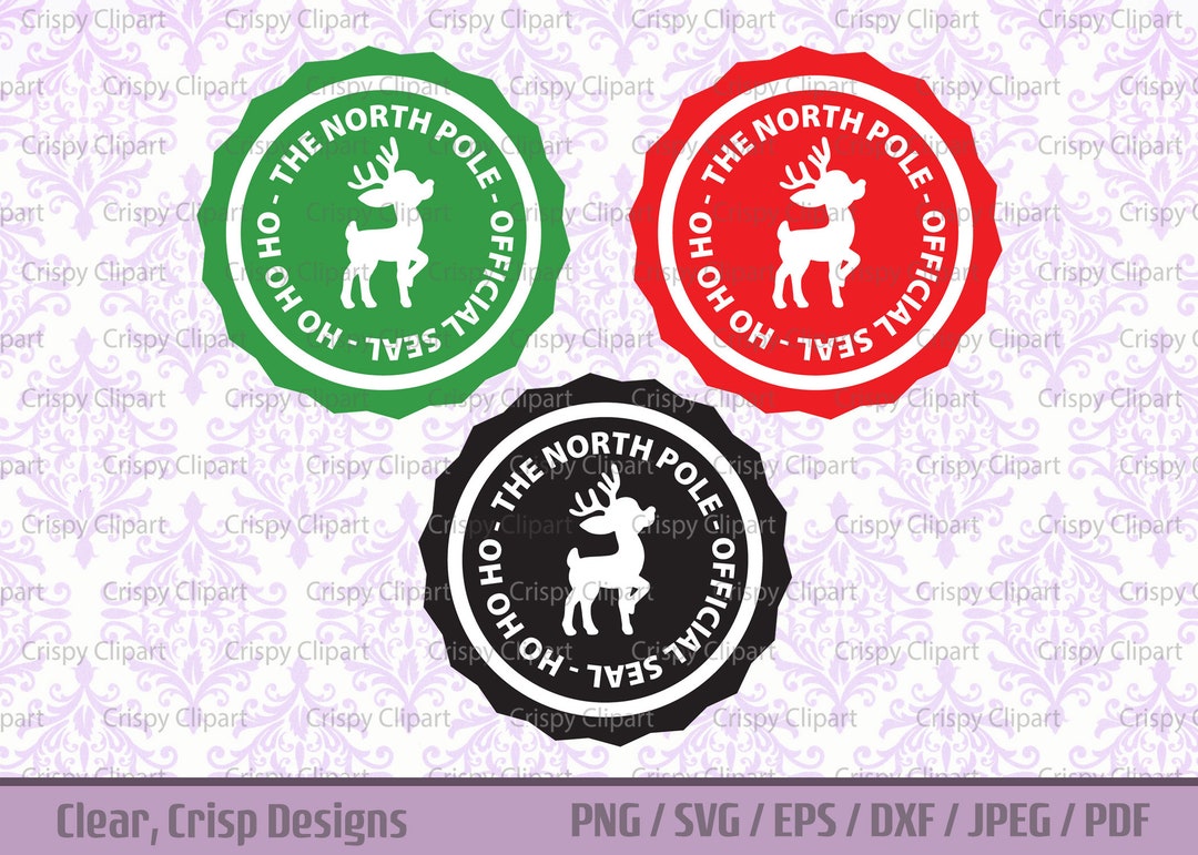 Christmas Letter From Santa Official North Pole Mail Envelope Seal ...