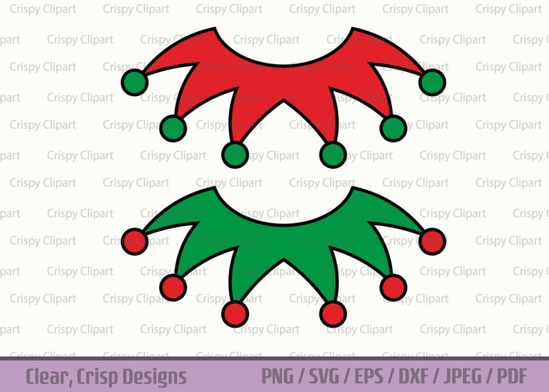 Elf Shirt Collar SVG, Christmas Clipart, Cute Holiday Shirt DIY Costume ...