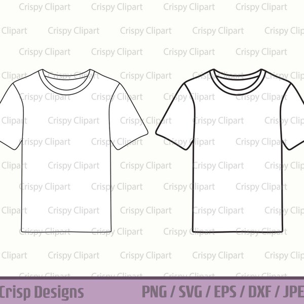 Crew Neck Svg - Etsy