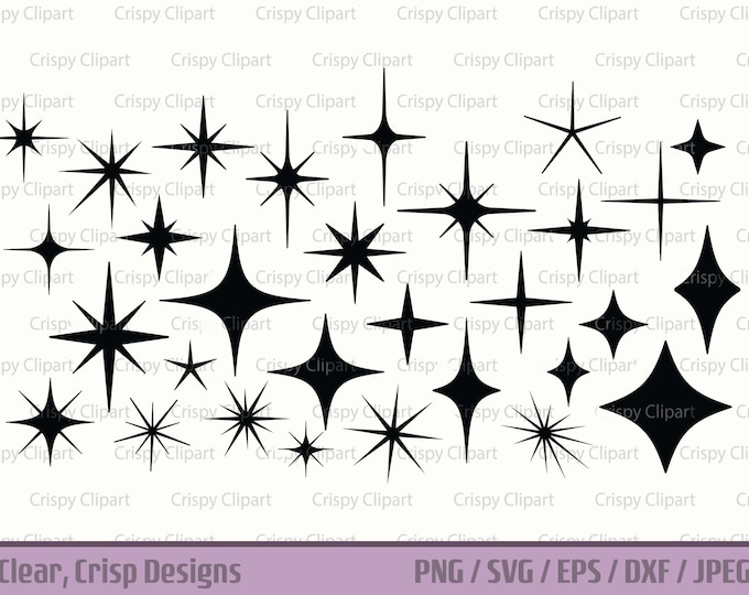 Set of 3 MCM Inspired Atomic Star Wooden Wall Plaques 1960's Look Mid ...