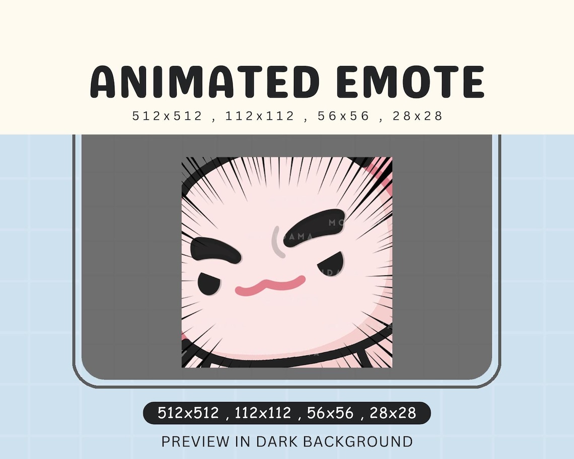 Axolotl Emotes Animated Twitch Serious Face Dragon Animation Wink Funny ...