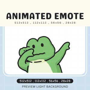 Dabz Crocodile Twitch Emotes Animation Cute Chibi Animated Gator Croco ...
