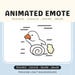 Animated Goose Run Emote: Chibi Twitch, Discord, Youtube (digital ...