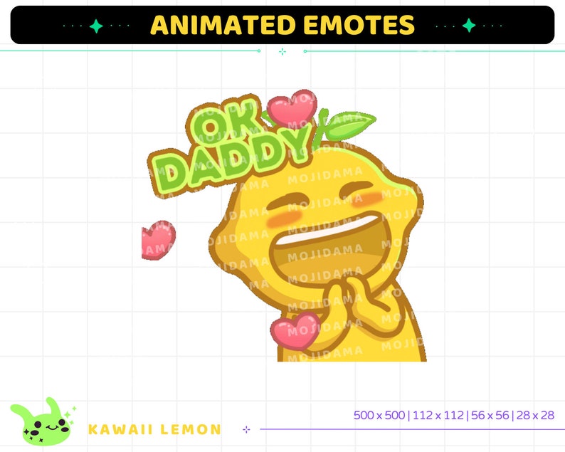 Kawaii Lemon Fruit Emotes Animation Bundle Funny Dancing - Etsy