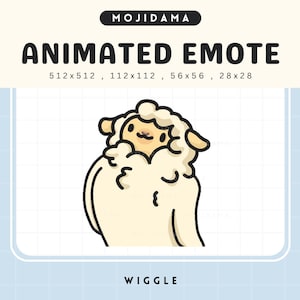 Sheep Twitch Emotes Animation Wiggle Cute Chibi Animated Emot Kawaii ...