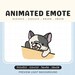 French Bulldog Bongo Emotes: Chibi Twitch Animation (digital Download ...