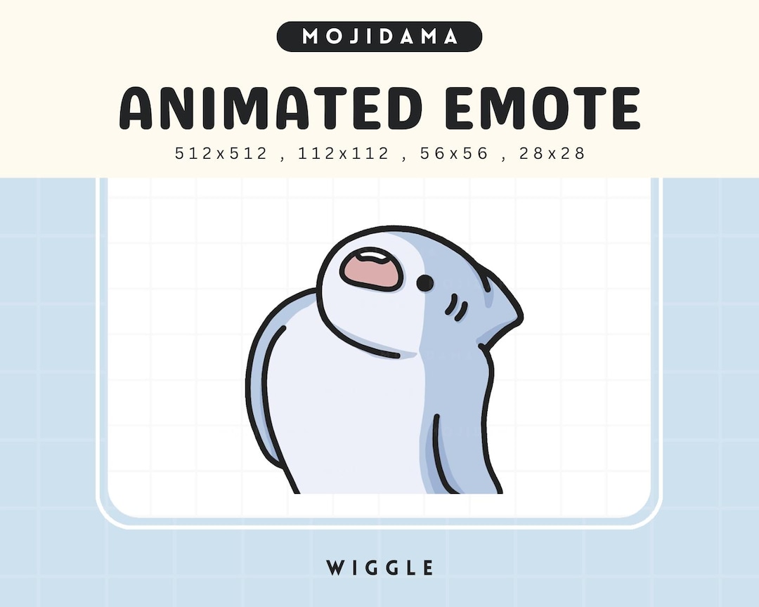 Shark Twitch Emotes Animation Wiggle Cute Sharky Fish Chibi Animated ...