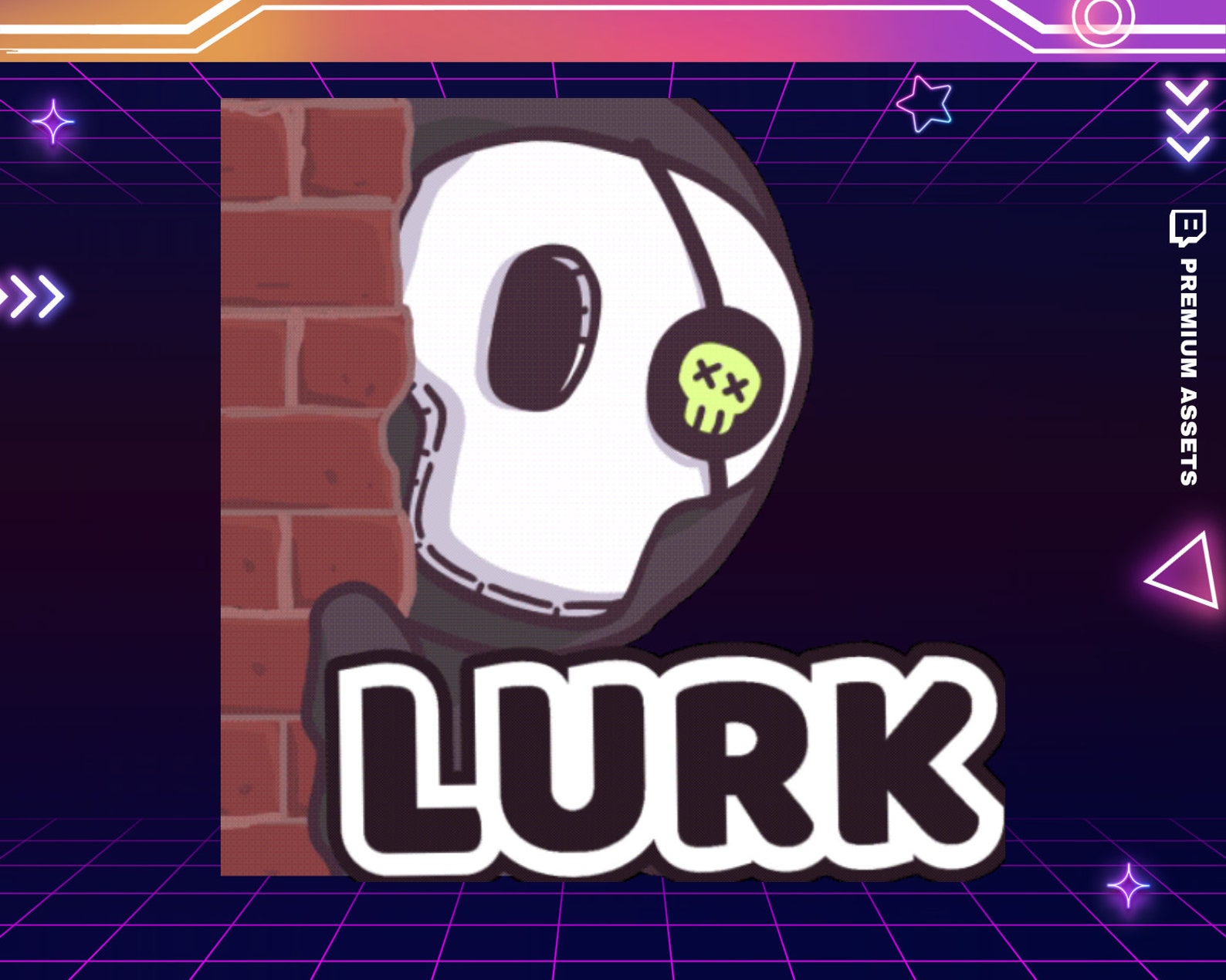 Lurk Twitch Ghost Emotes Animation Stream Cute Funny Dancing Animated ...
