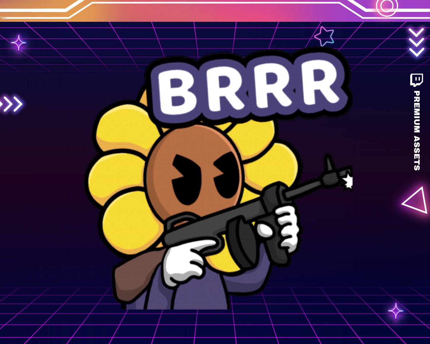 Brrr Emotes Stream Animation Twitch Cute Cat Rose Lily High Funny ...