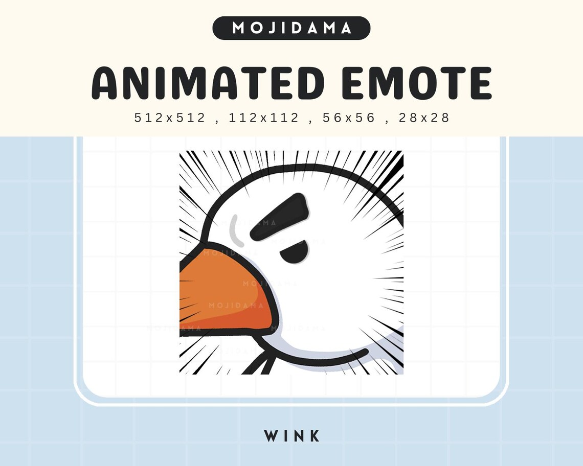 Silly Goose Animated Twitch Emotes: Funny Chibi Stream Emotes (digital ...