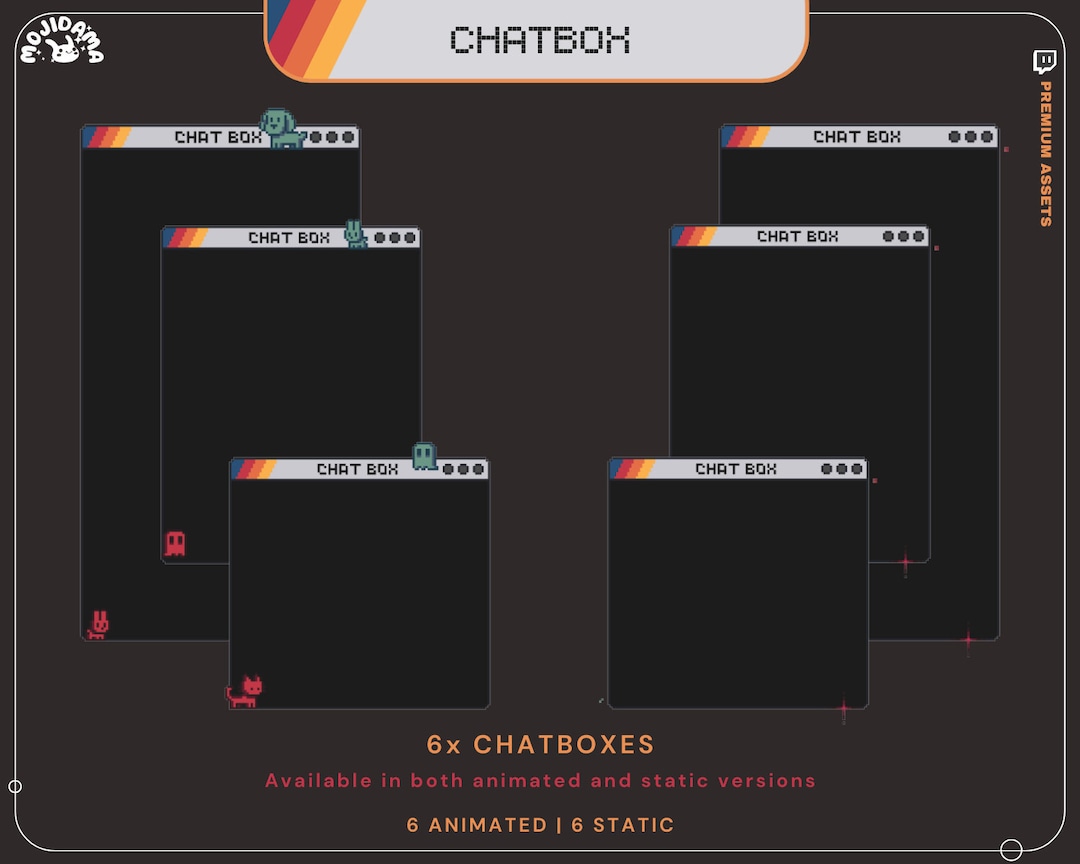Twitch Chatbox Overlay Animation Galaxy Space Field Animated Star ...