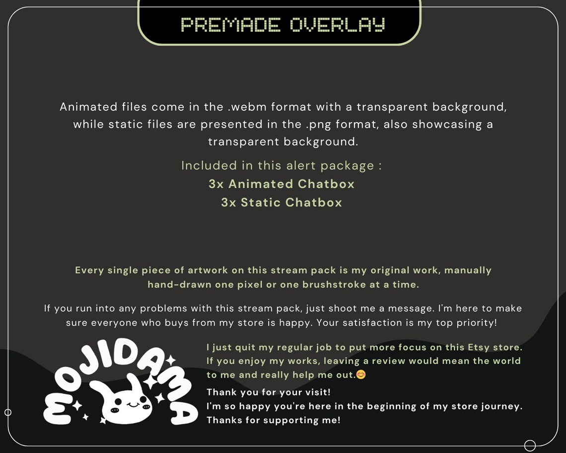 Halloween Ghost Twitch Chatbox Overlay Animation Star - Etsy