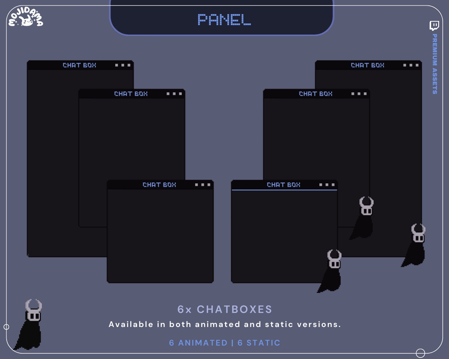 Spooky Animated Chatbox Twitch Overlay Ghost Animation - Etsy