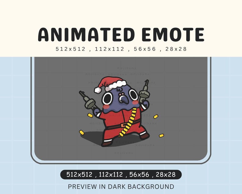 Emotes Twitch Noël pigeon, images animées joyeux Noël joyeux Noël et ...