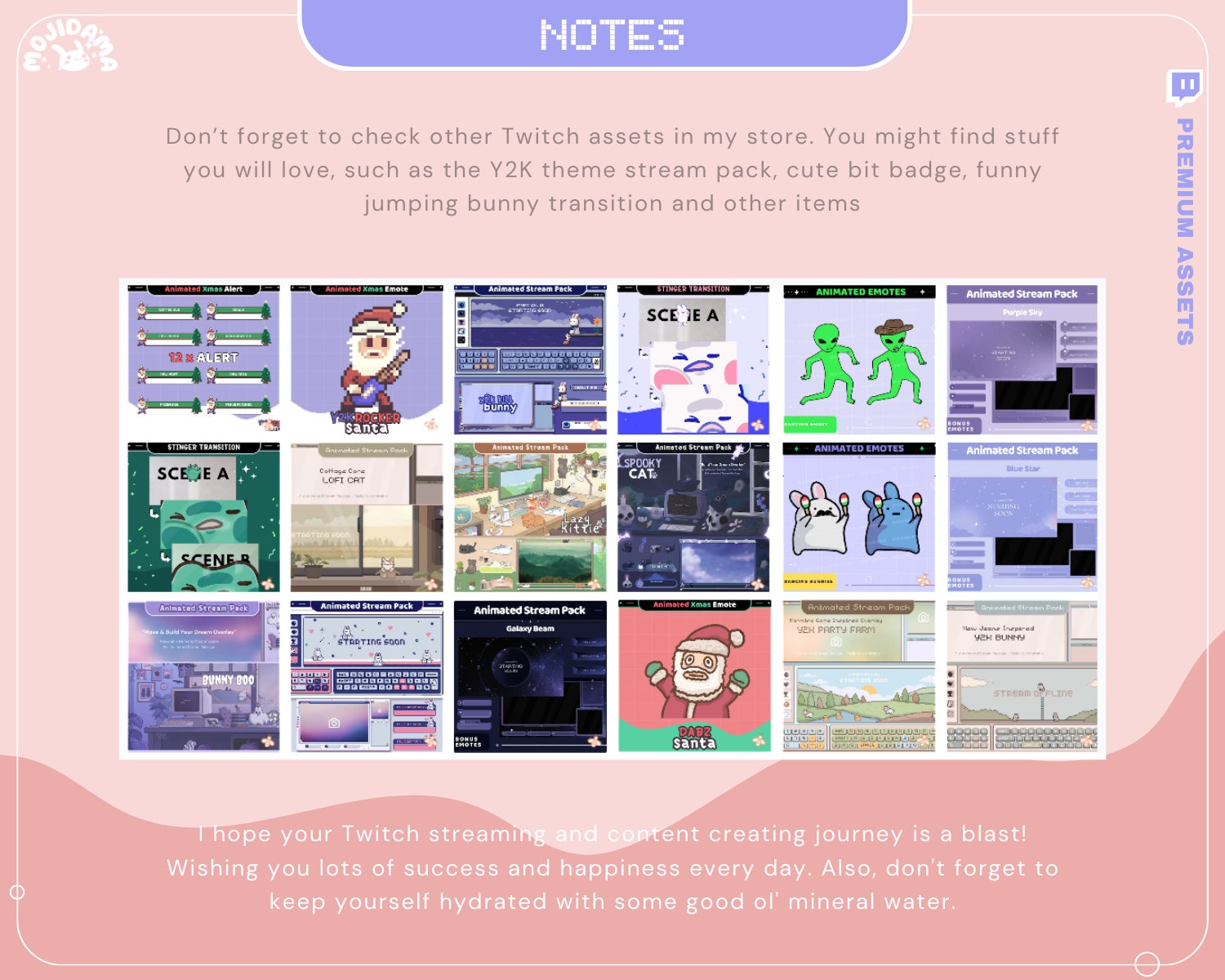 Frog Cam Stream Overlay Animation Blue Frame Twitch Studio Obs ...