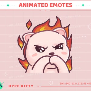 Cat Emotes Animation Hype Kitty Funny Dancing Animated Cute Animal ...