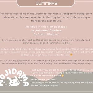 Cute Bear Twitch Chatbox Animation Overlays Animated Chat Obs ...