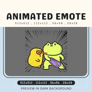 Frog Sandal Slap Animated Emote: Funny Twitch, Discord, Youtube ...