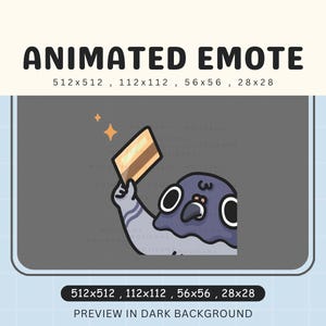 Pigeon Giving Card Emotes Twitch Animated Take My Money Buy Credit ...