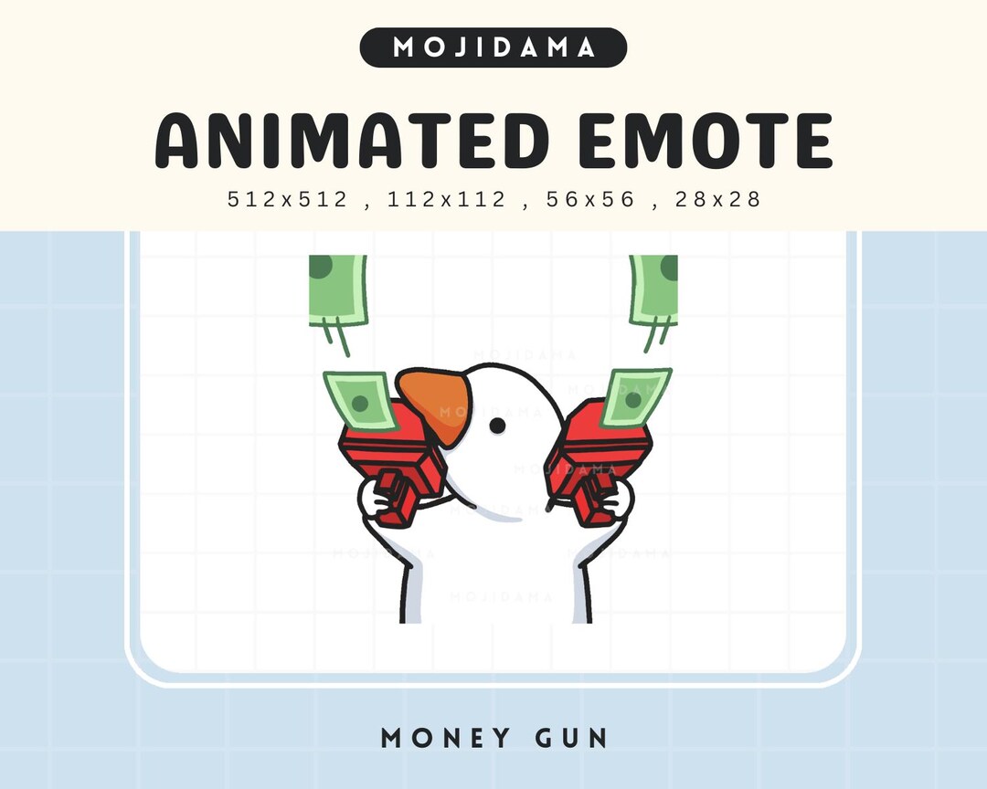 Silly Goose Twitch Emotes Animated Money Rich Cute Chibi Kawaii Emote ...