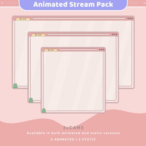 Frog Cam Stream Overlay Animation Blue Frame Twitch Studio Obs ...
