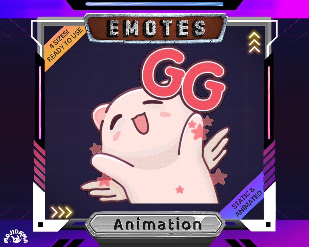 Cat Emotes Twitch Animation GG Stream Cute Kitty Funny Dancing Animal ...