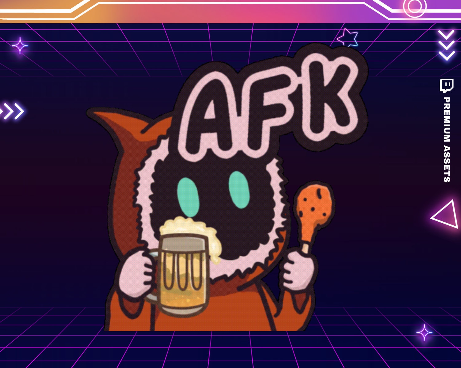 Afk Twitch Emotes Animation Stream Spooky Ghost Halloween Cute Funny ...