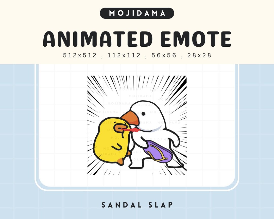 Animated Goose Sandal Slap Emote: Funny Twitch/discord/youtube Stream ...