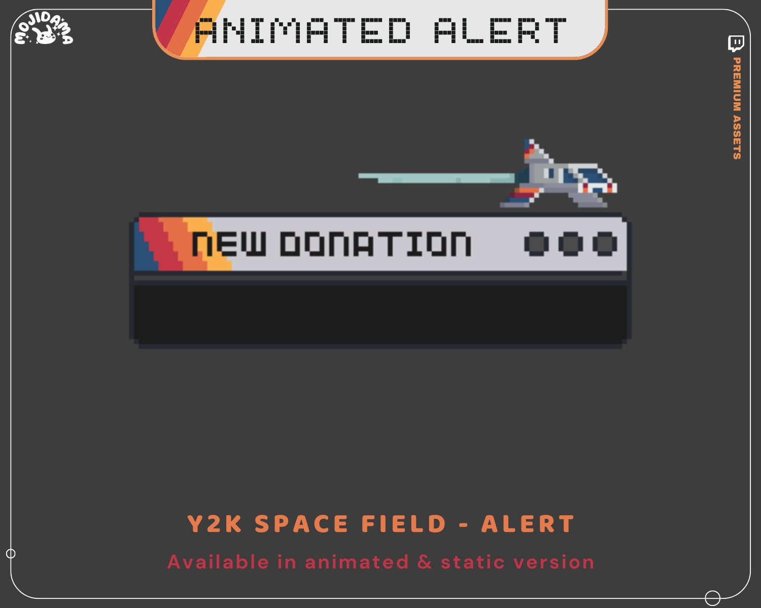 Twitch Stream Alert Animation Overlay Galaxy Space Animated - Etsy