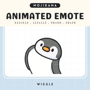 Penguin Twitch Emotes Animation Wiggle Cute Chibi Animated Emot Kawaii ...